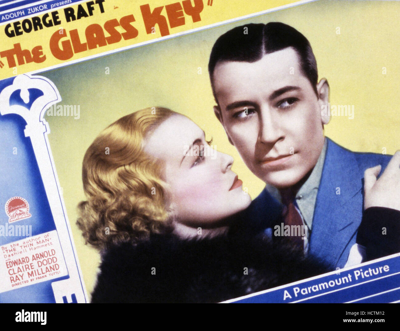THE GLASS KEY, George Raft, Claire Dodd, 1935 Stock Photo - Alamy