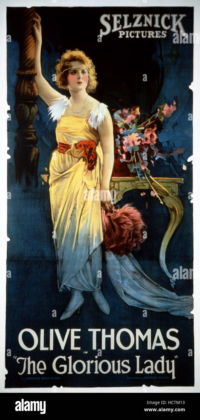THE GLORIOUS LADY, U.S. poster, Olive Thomas, 1919 Stock Photo - Alamy