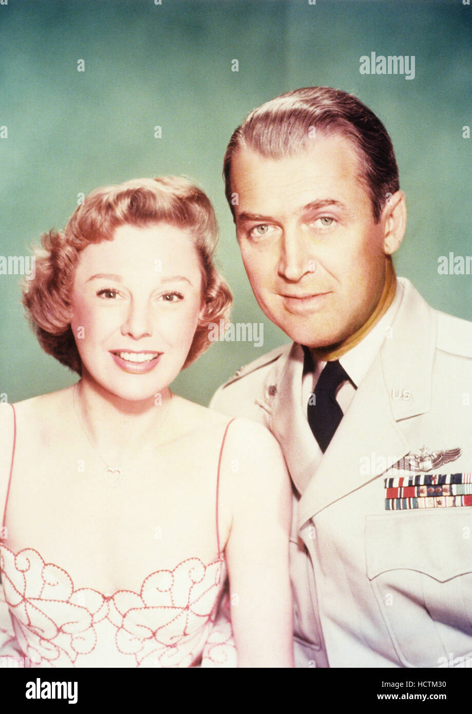 THE GLENN MILLER STORY, from left: June Allyson, James Stewart, 1954 ...