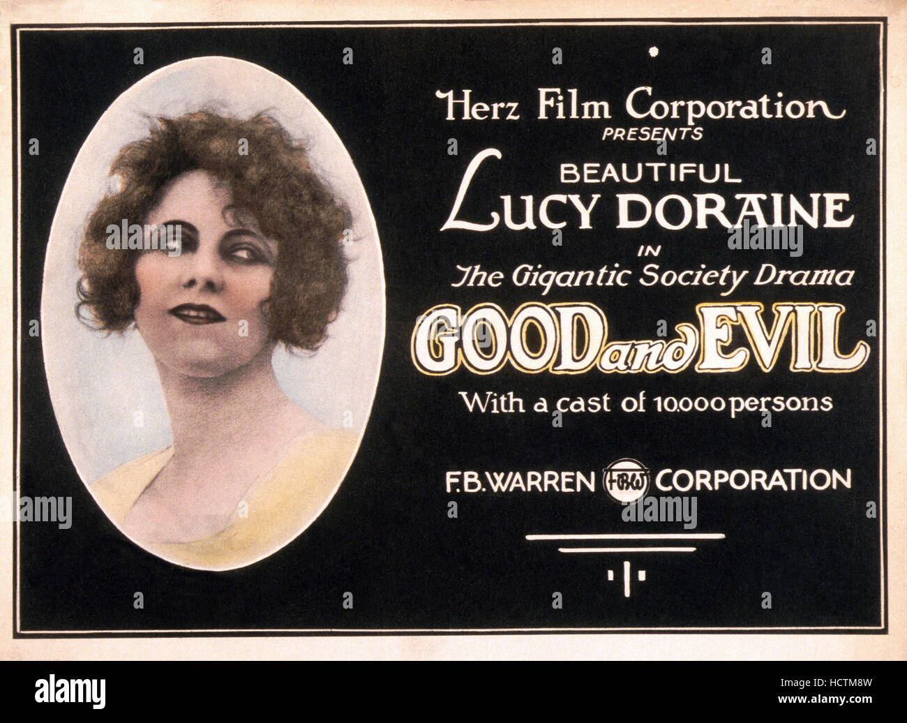 GOOD AND EVIL, (aka HERZOGIN SATANELLA), Lucy Doraine, 1921 Stock Photo ...