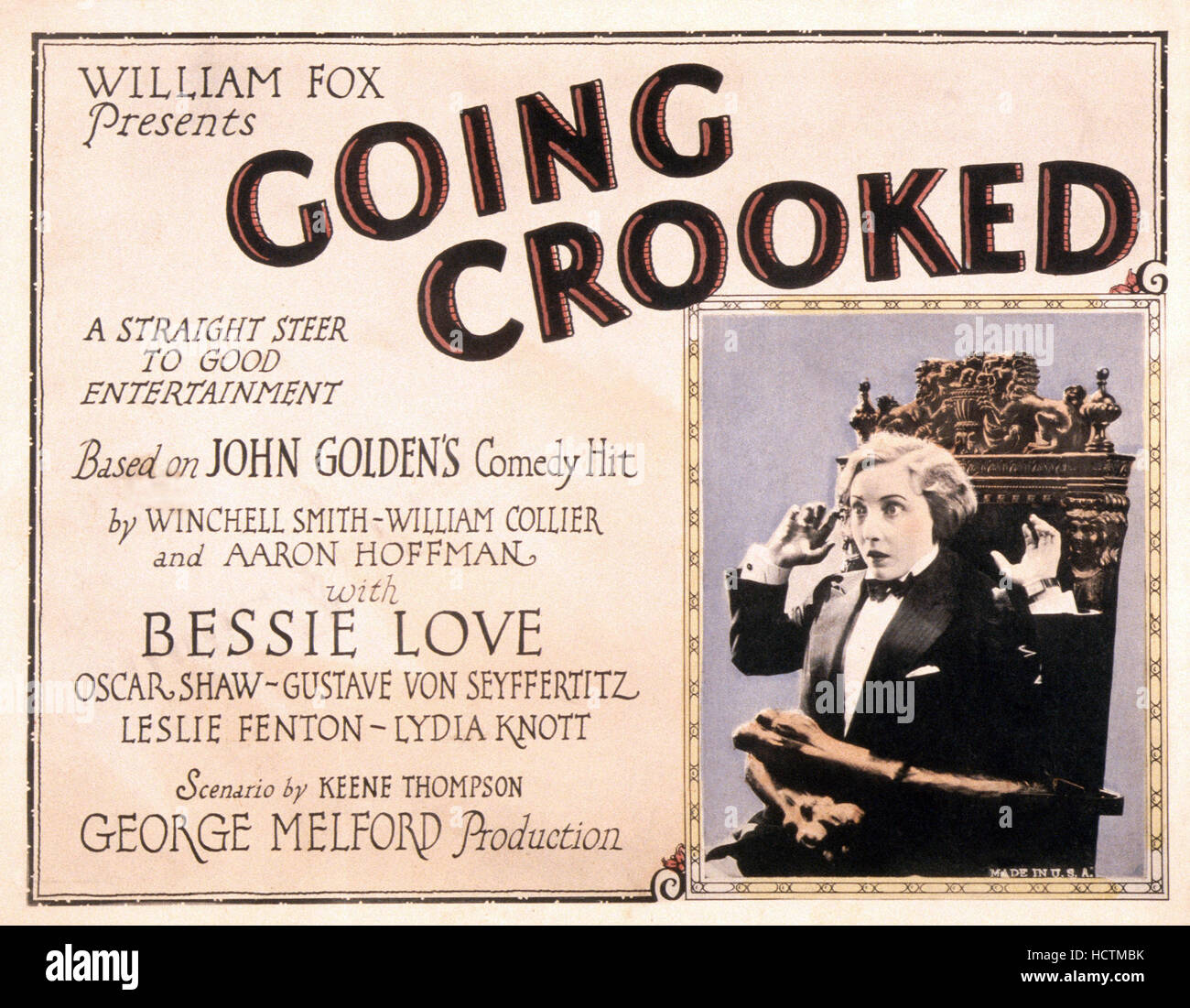 GOING CROOKED, Bessie Love, 1926, TM & Copyright © 20th Century Fox ...