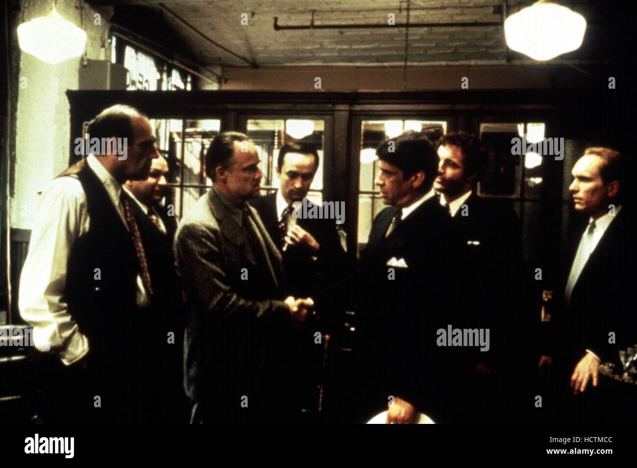 THE GODFATHER, Abe Vigoda, Richard Castellano, Marlon Brando, John ...