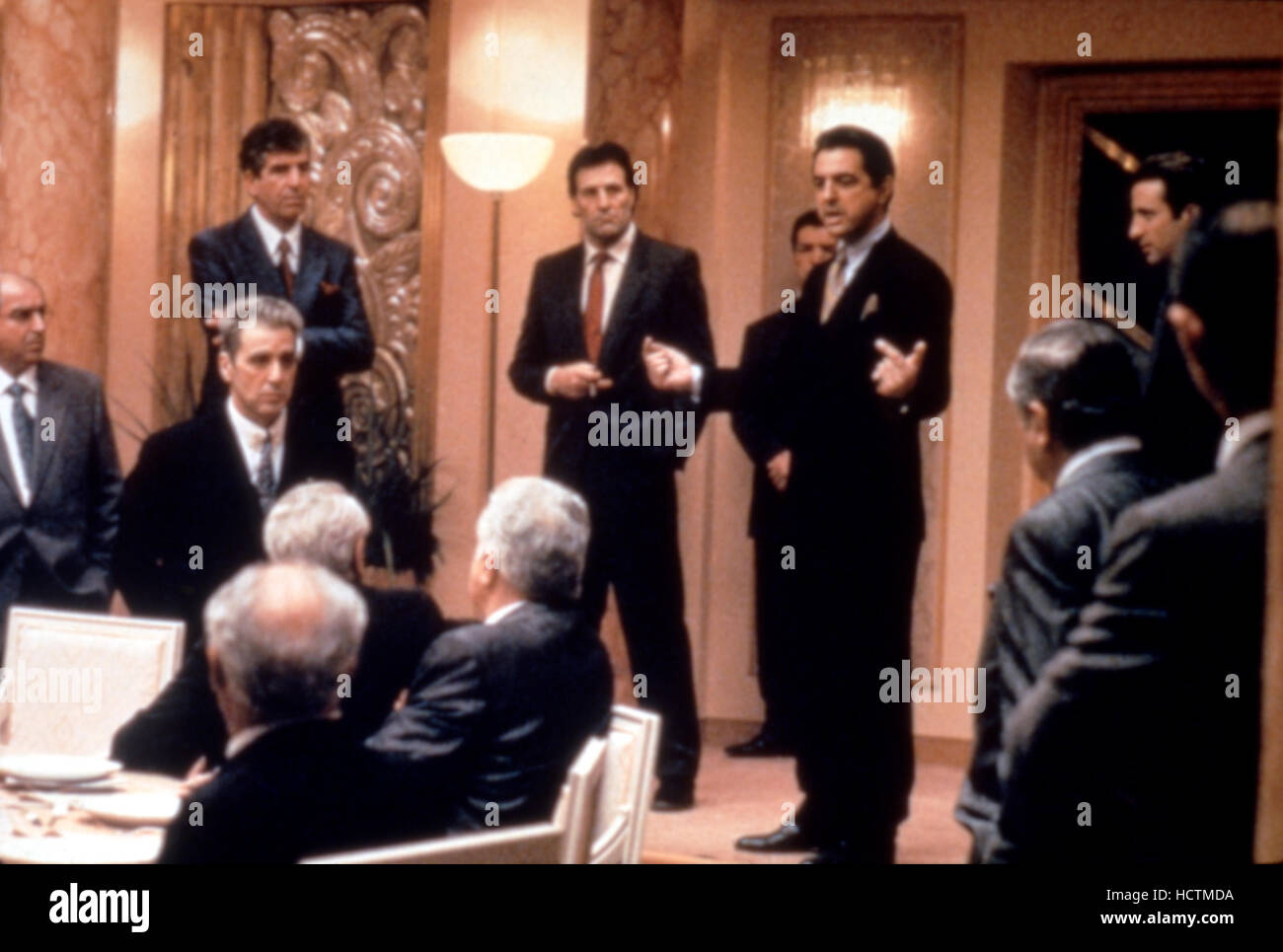 THE GODFATHER: PART III, Al Pacino (l.), Joe Mantegna, Andy Garcia ...