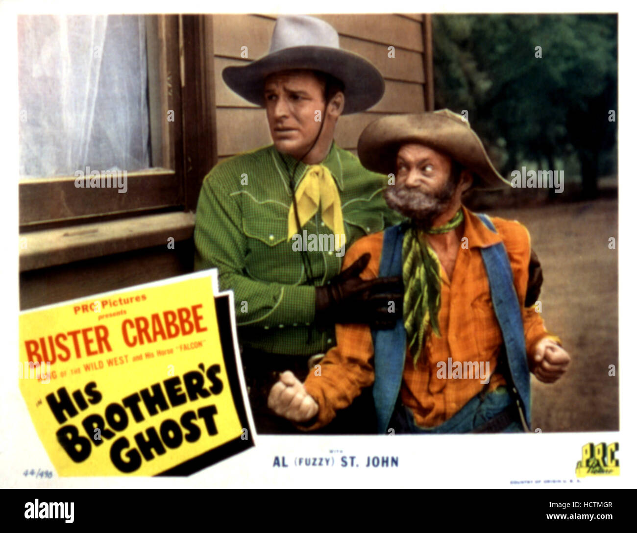 HIS BROTHER'S GHOST, Buster Crabbe, Al St. John, 1945 Stock Photo - Alamy