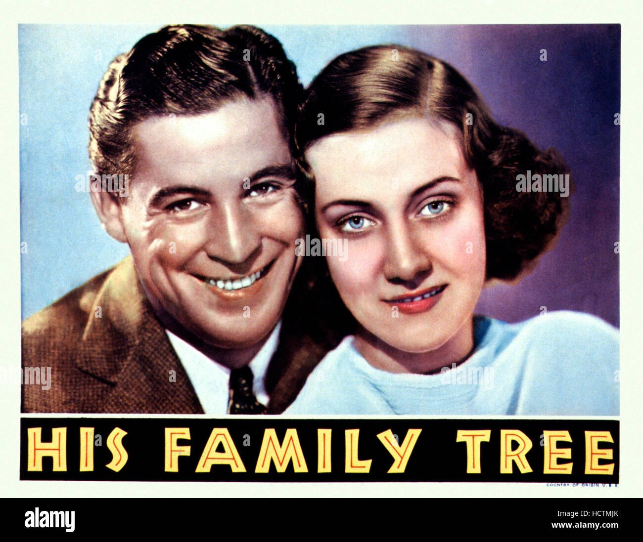 HIS FAMILY TREE, US lobbycard, from left: Addison Randall, Margaret ...