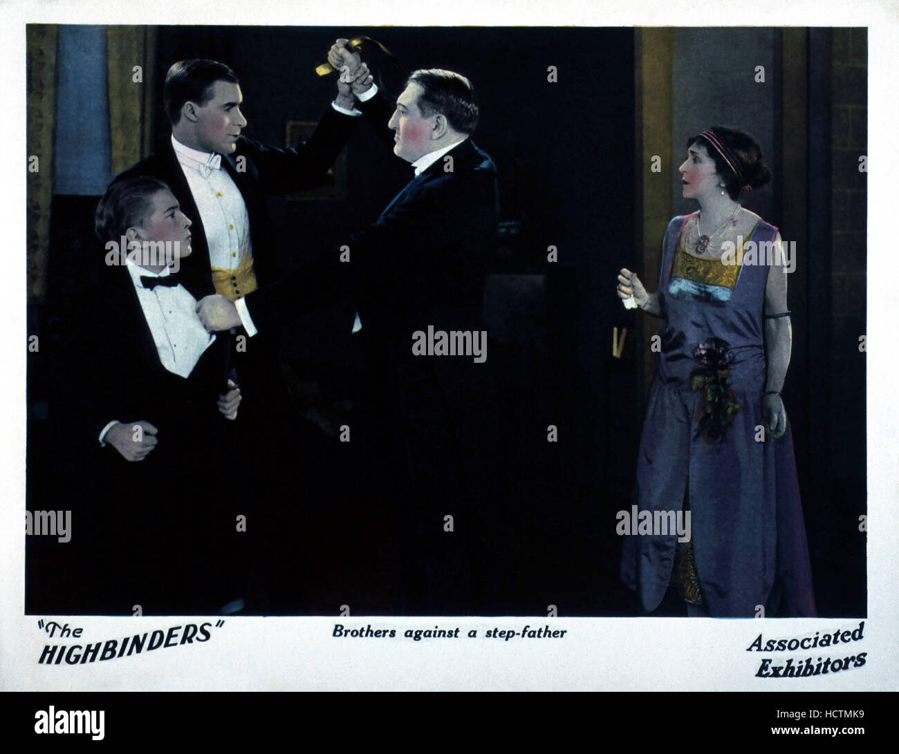 THE HIGHBINDERS, US lobbycard, from left: Ben Alexander, Walter T ...