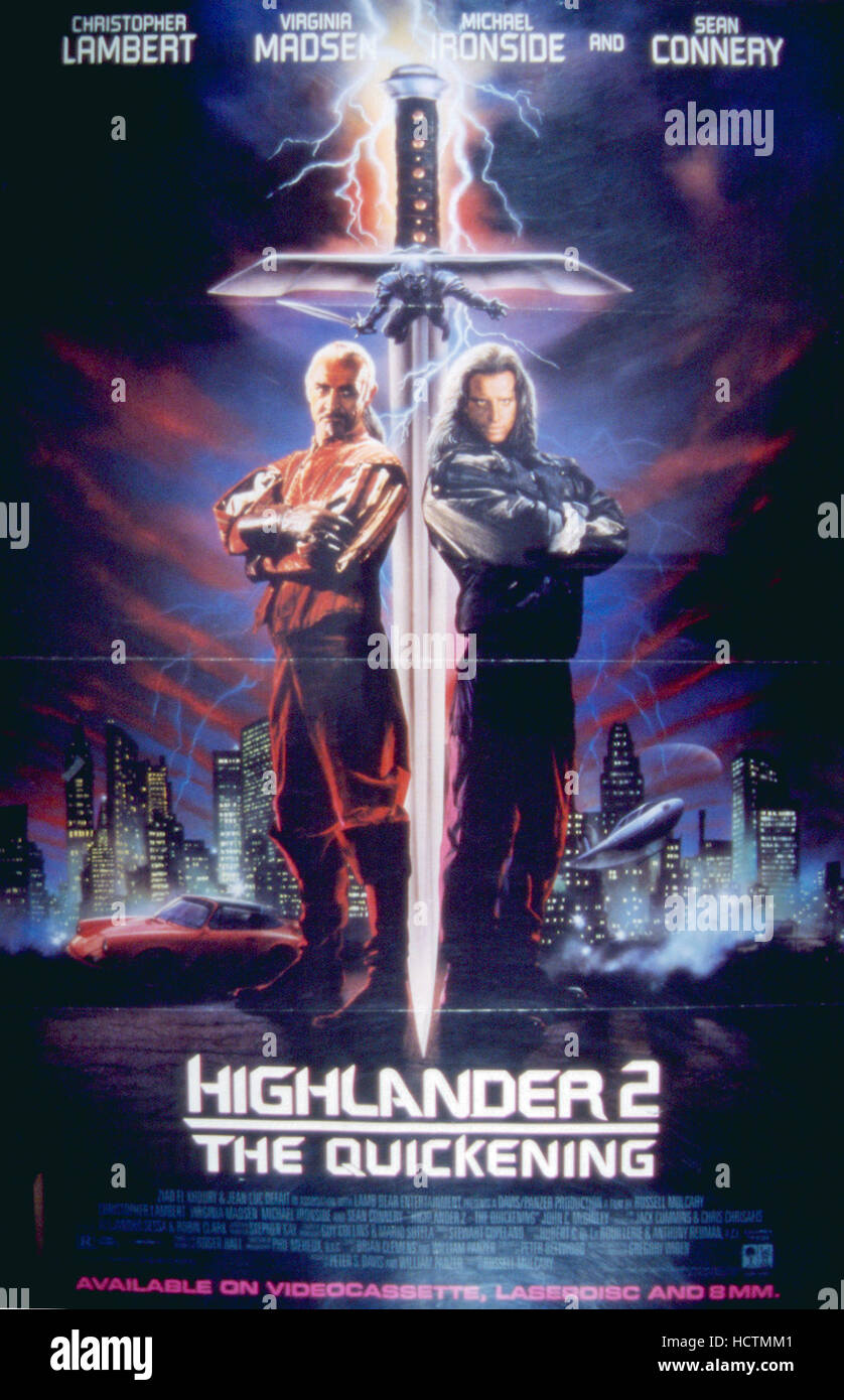 HIGHLANDER II: THE QUICKENING, Sean Connery, Christopher Lambert, 1991 ...