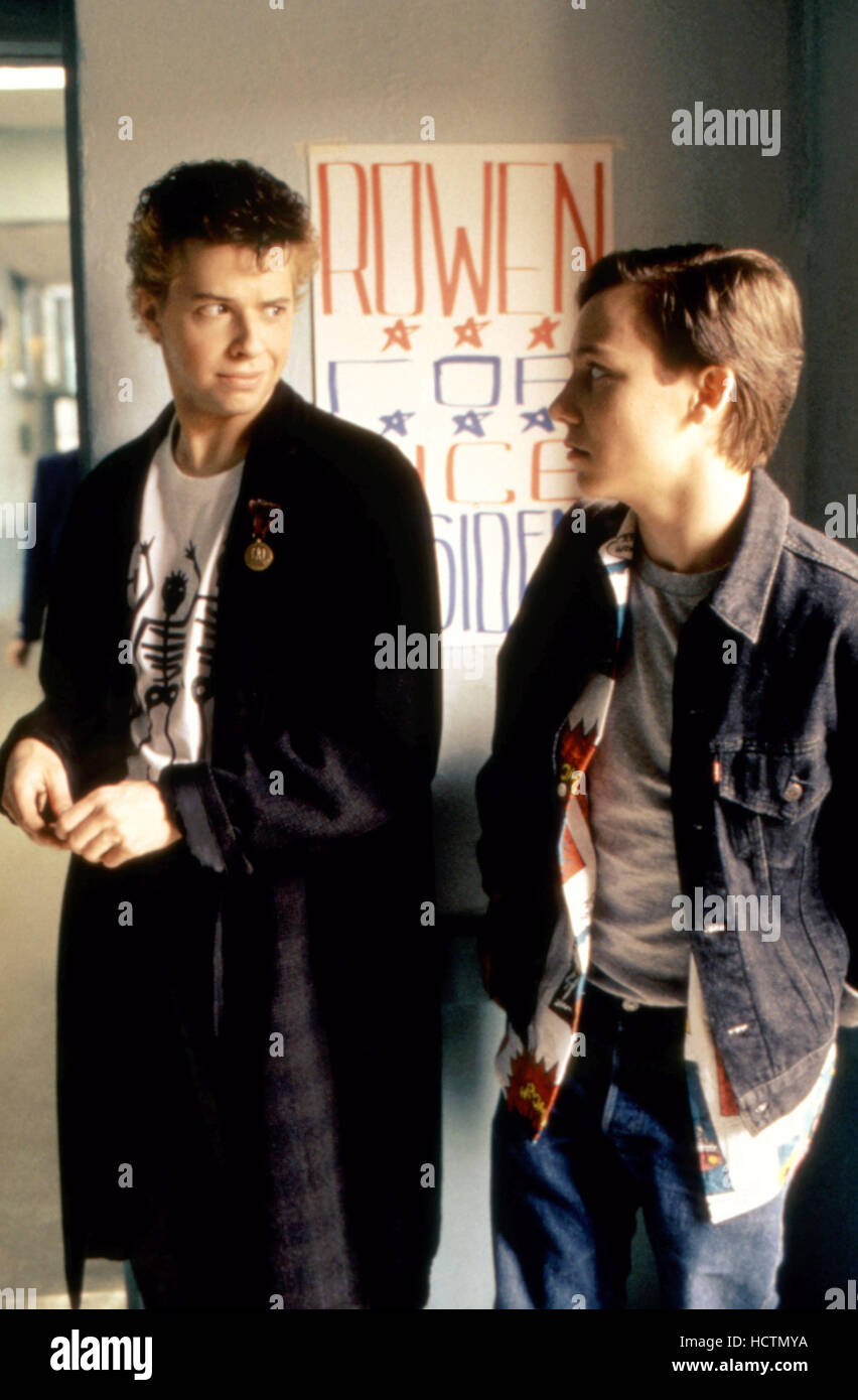 HIDING OUT, Jon Cryer, Keith Coogan, 1987, (c)De Laurentiis ...