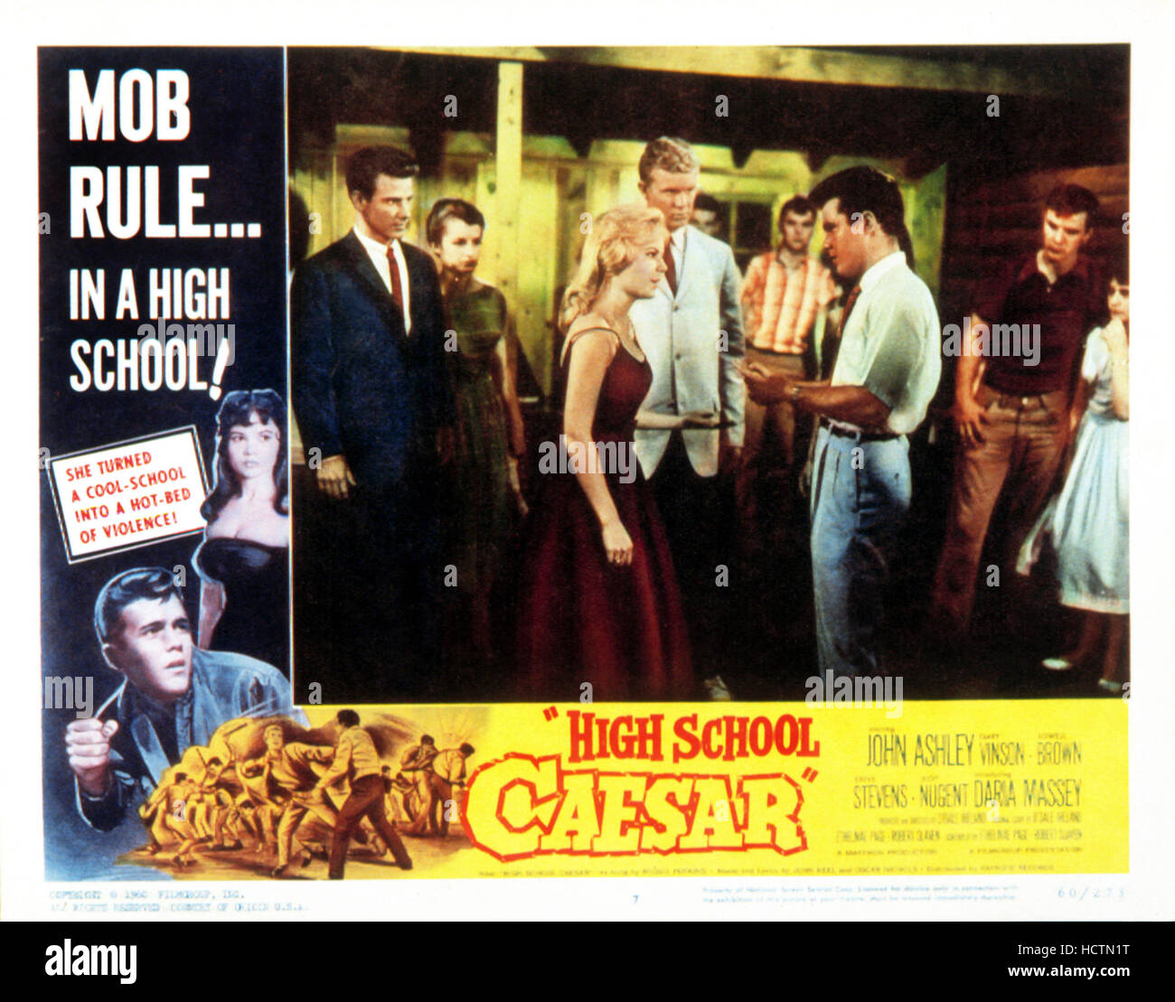 HIGH SCHOOL CAESAR, Gary Vinson, John Ashley, 1960 Stock Photo - Alamy