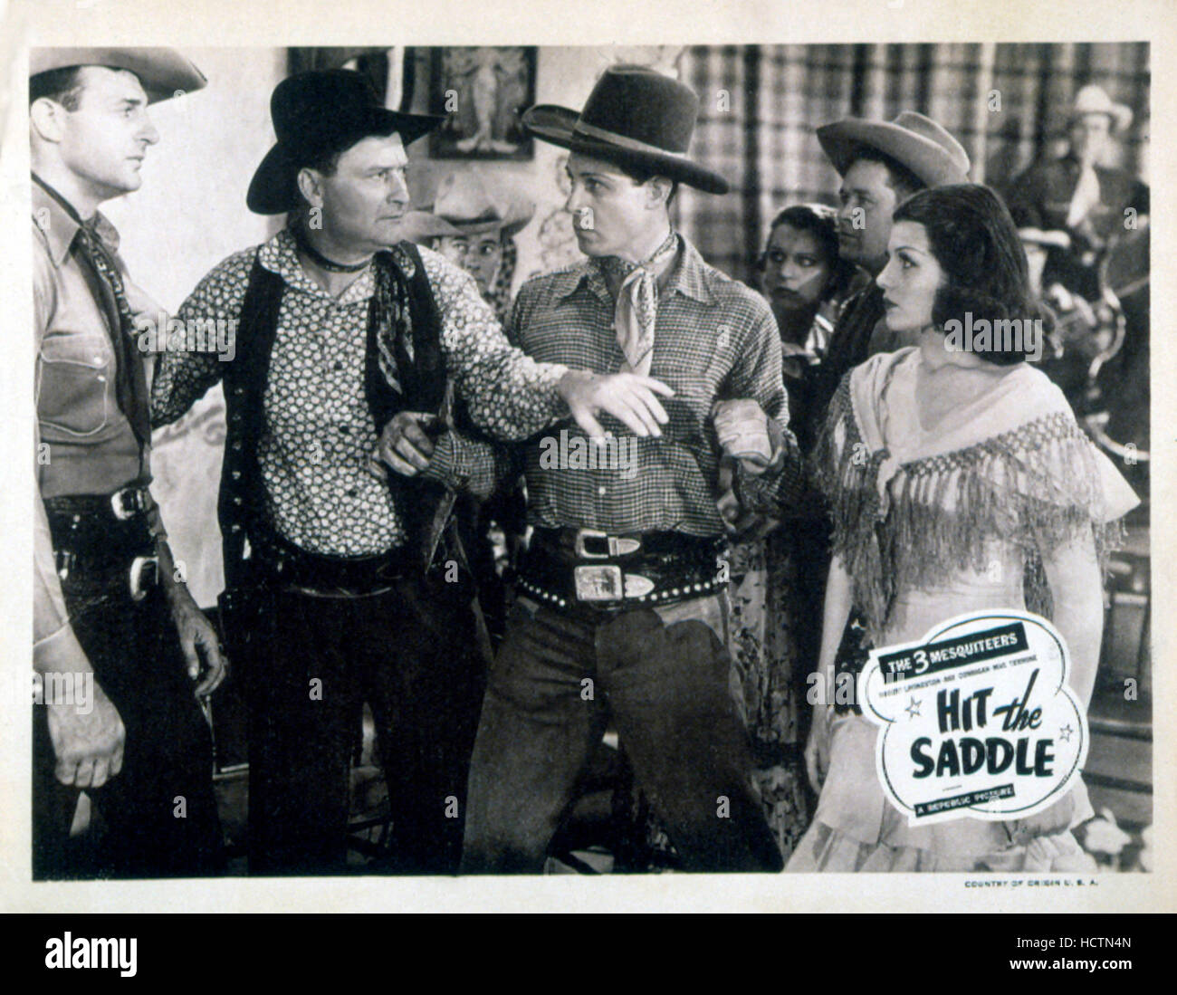 HIT THE SADDLE, Ray Corrigan, Max Terhune, Robert Livingston, Rita ...