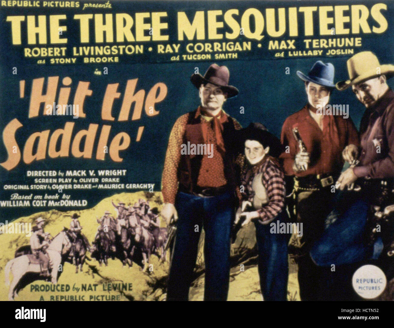 HIT THE SADDLE, Max Terhune, Sammy McKim, Ray Corrigan, Ed Cassidy ...