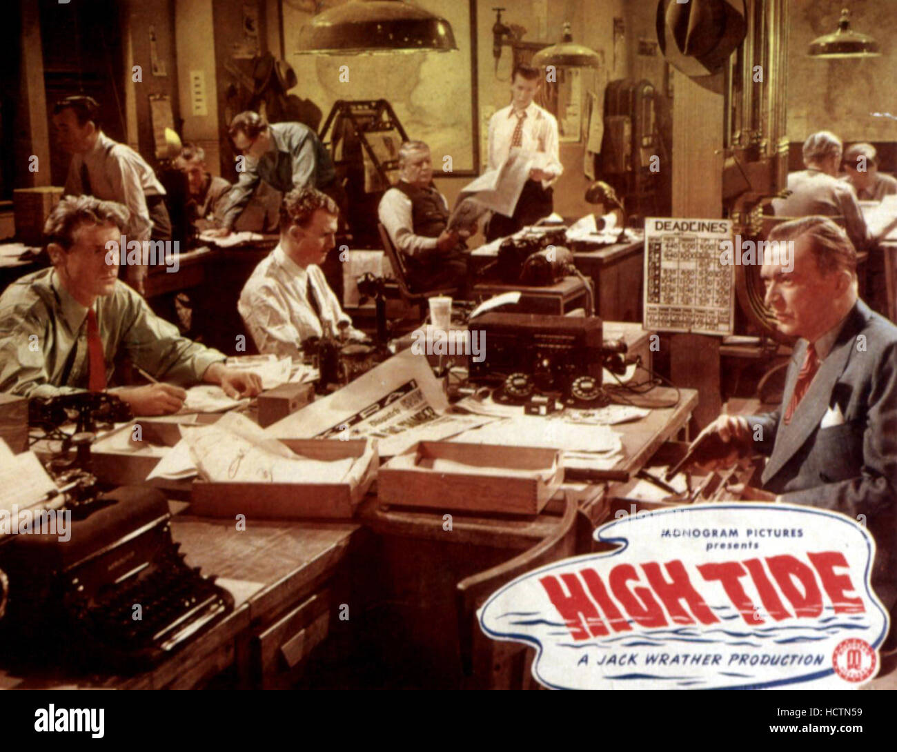 HIGH TIDE, Regis Toomey, Lee Tracy, 1947 Stock Photo - Alamy
