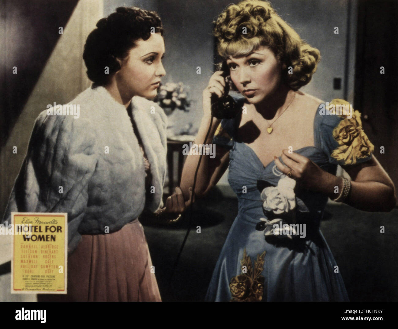 HOTEL FOR WOMEN, Linda Darnell, Joyce Compton, 1939, TM and copyright ...