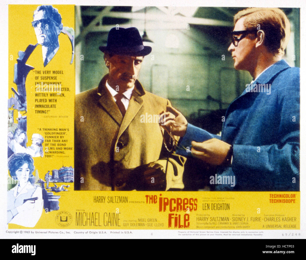 THE IPCRESS FILE, Michael Caine, Nigel Green, 1965 Stock Photo - Alamy
