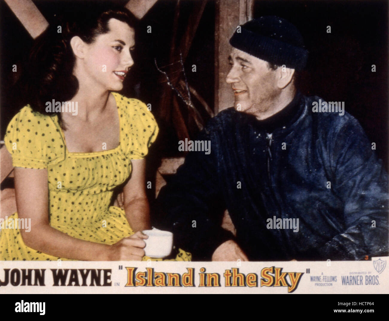 ISLAND IN THE SKY, Phyllis Winger, John Wayne, 1953 Stock Photo - Alamy