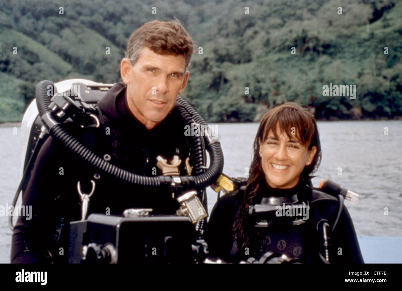 ISLAND OF THE SHARKS, director Howard Hall, producer Michele Binder ...