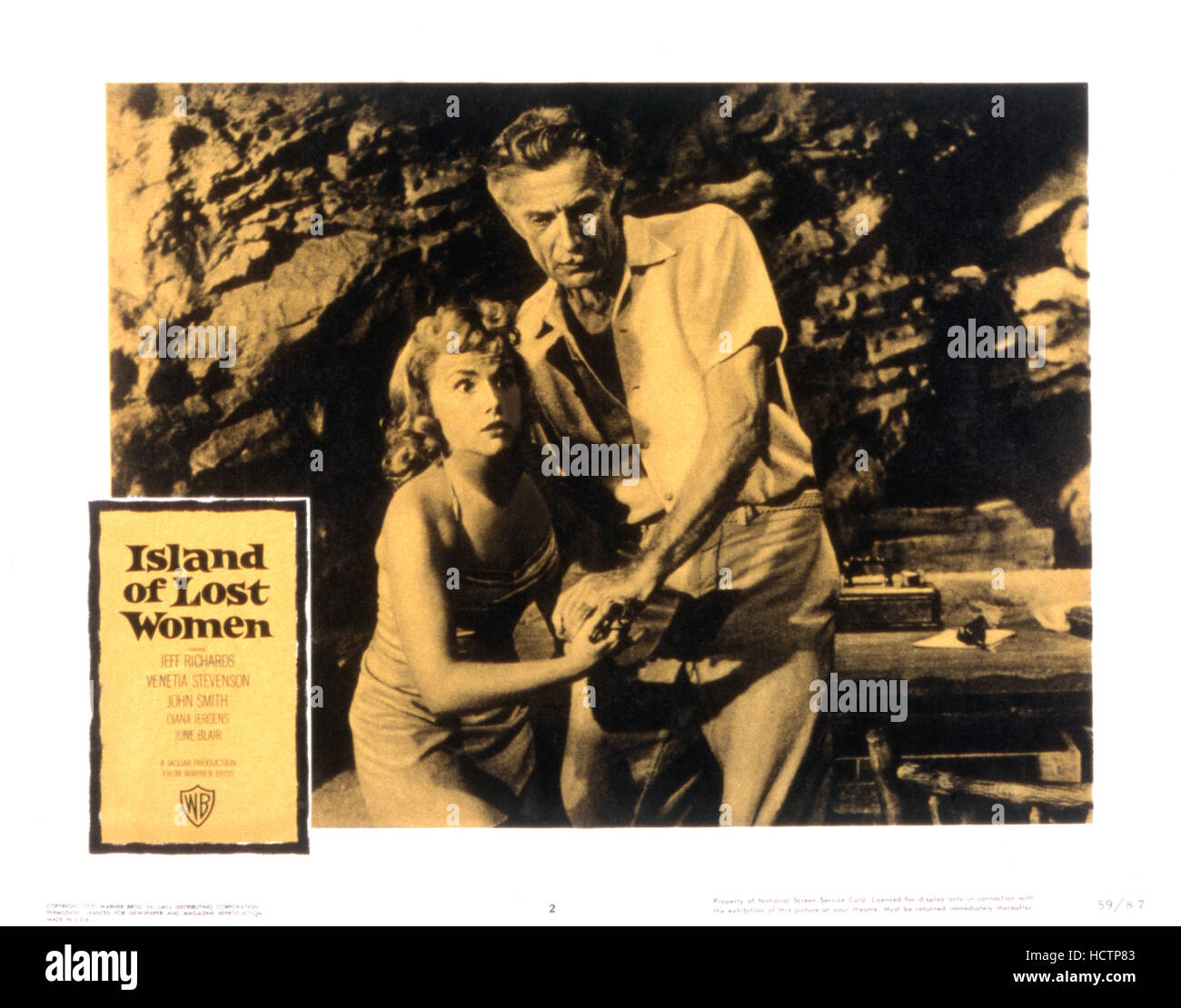 ISLAND OF LOST WOMEN, from left: Diane Jergens, Alan Napier, 1959 Stock ...