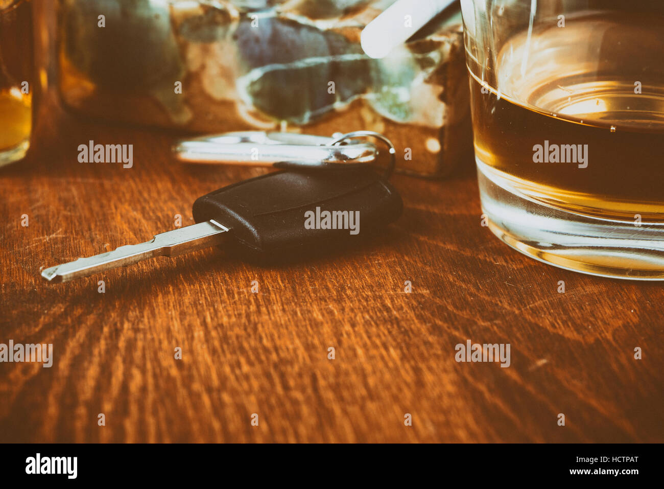alcohol, car, keys ,tragedy Stock Photo - Alamy