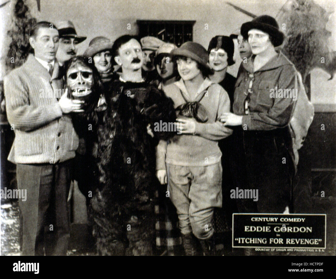 ITCHING FOR REVENGE, Eddie Gordon, 1925 Stock Photo - Alamy
