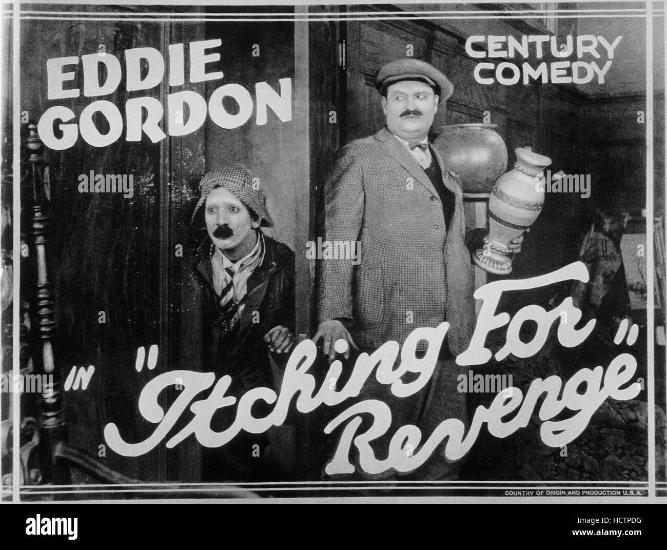 ITCHING FOR REVENGE, Eddie Gordon (left), 1925 Stock Photo - Alamy