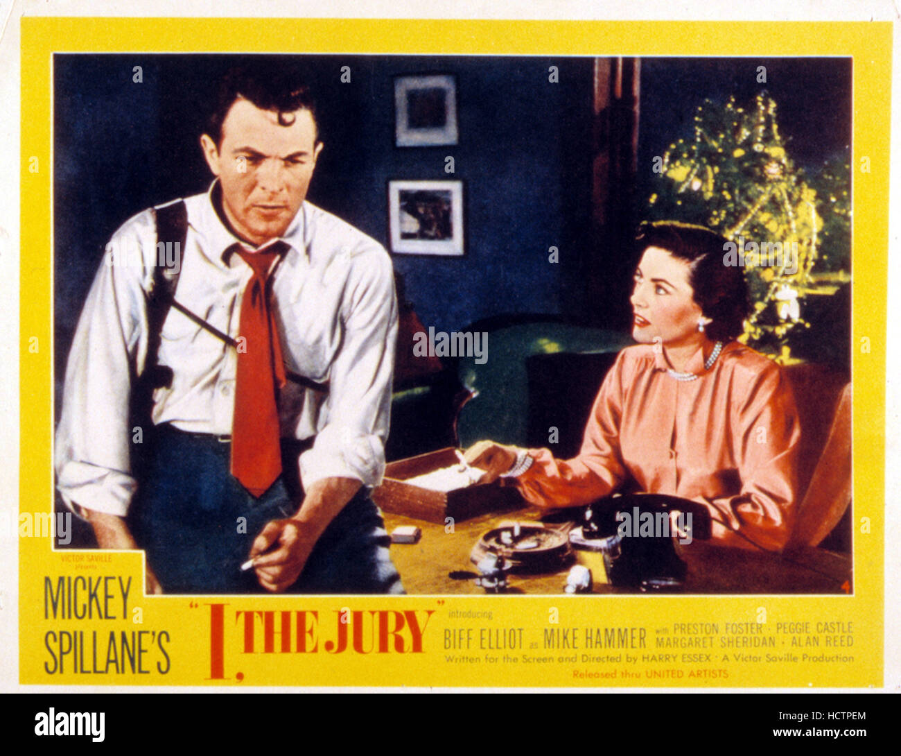 I, THE JURY, Biff Elliott, Margaret Sheridan, 1953 Stock Photo - Alamy