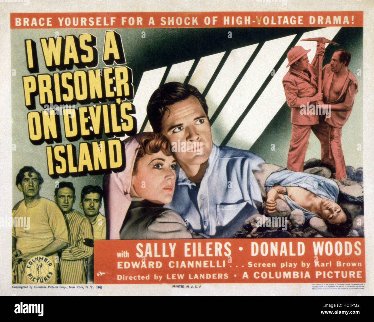 I WAS A PRISONER ON DEVIL'S ISLAND, from left: Victor Kilian, John ...