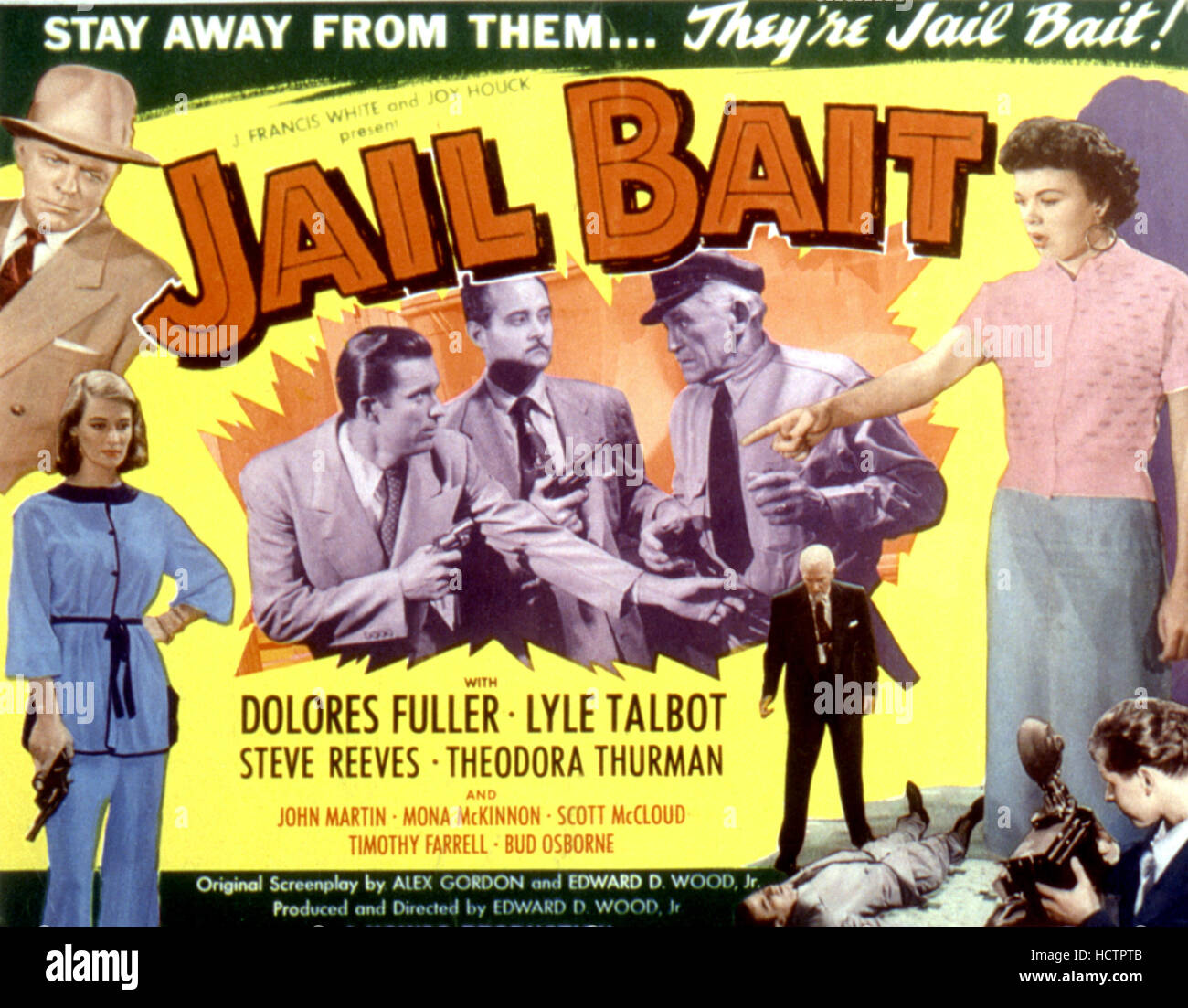JAIL BAIT, Lyle Talbot, Theordora Thurman, Clancy Malone, Timothy ...