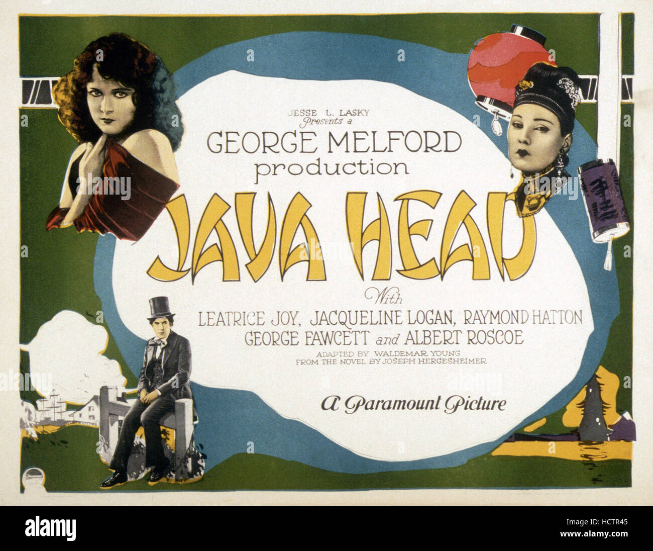 JAVA HEAD, top from left: Jacqueline Logan, Leatrice Joy, 1923 Stock ...
