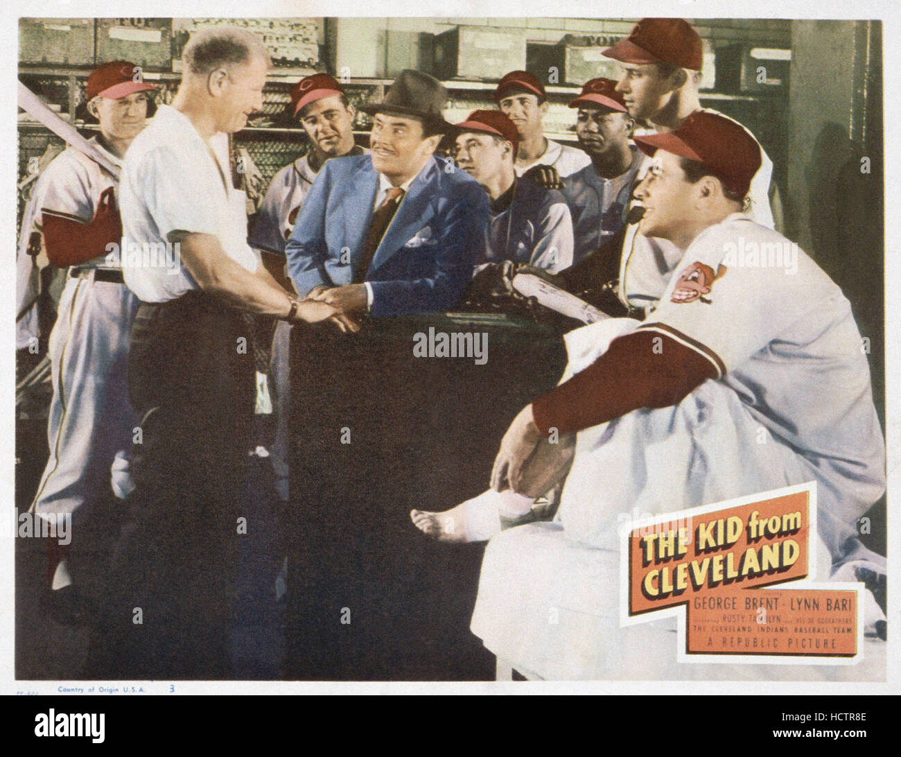 THE KID FROM CLEVELAND, US lobbycard, center from left: Bill Veeck ...