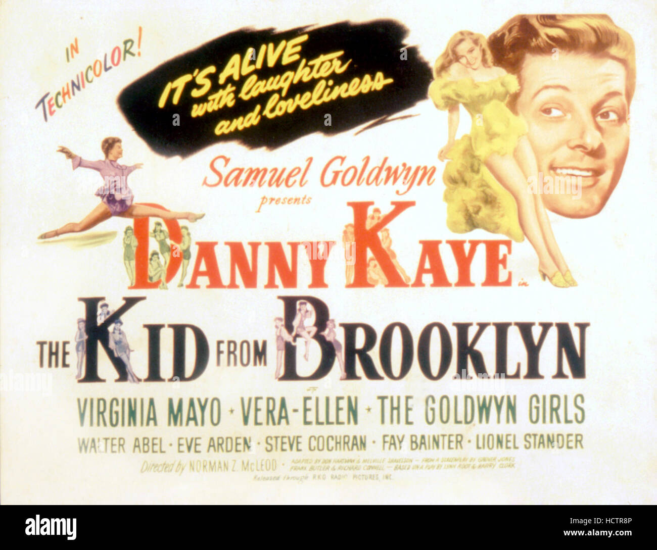 THE KID FROM BROOKLYN, Virginia Mayo, Danny Kaye, 1946 Stock Photo - Alamy