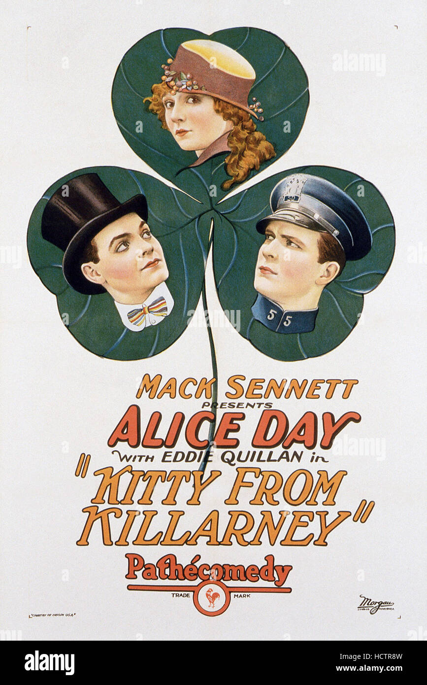 KITTY FROM KILLARNEY, from left: Eddie Quillan, Alice Day, Danny O'Shea, 1926 Stock Photo - Alamy