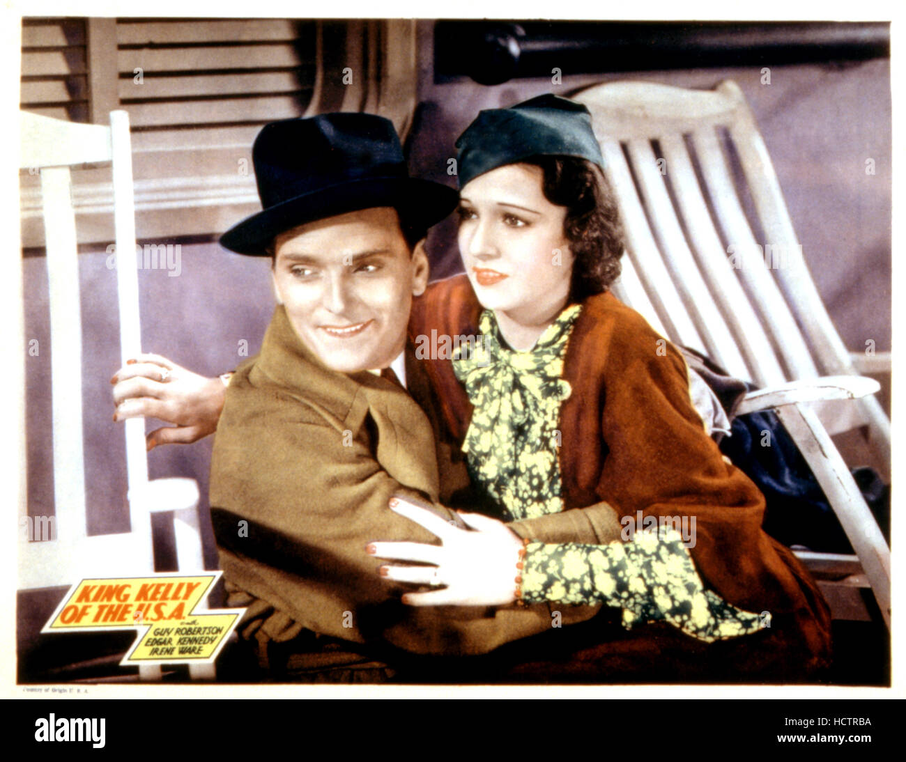 KING KELLY OF THE U.S.A., Edgar Kennedy, Irene Ware, 1934 Stock Photo ...