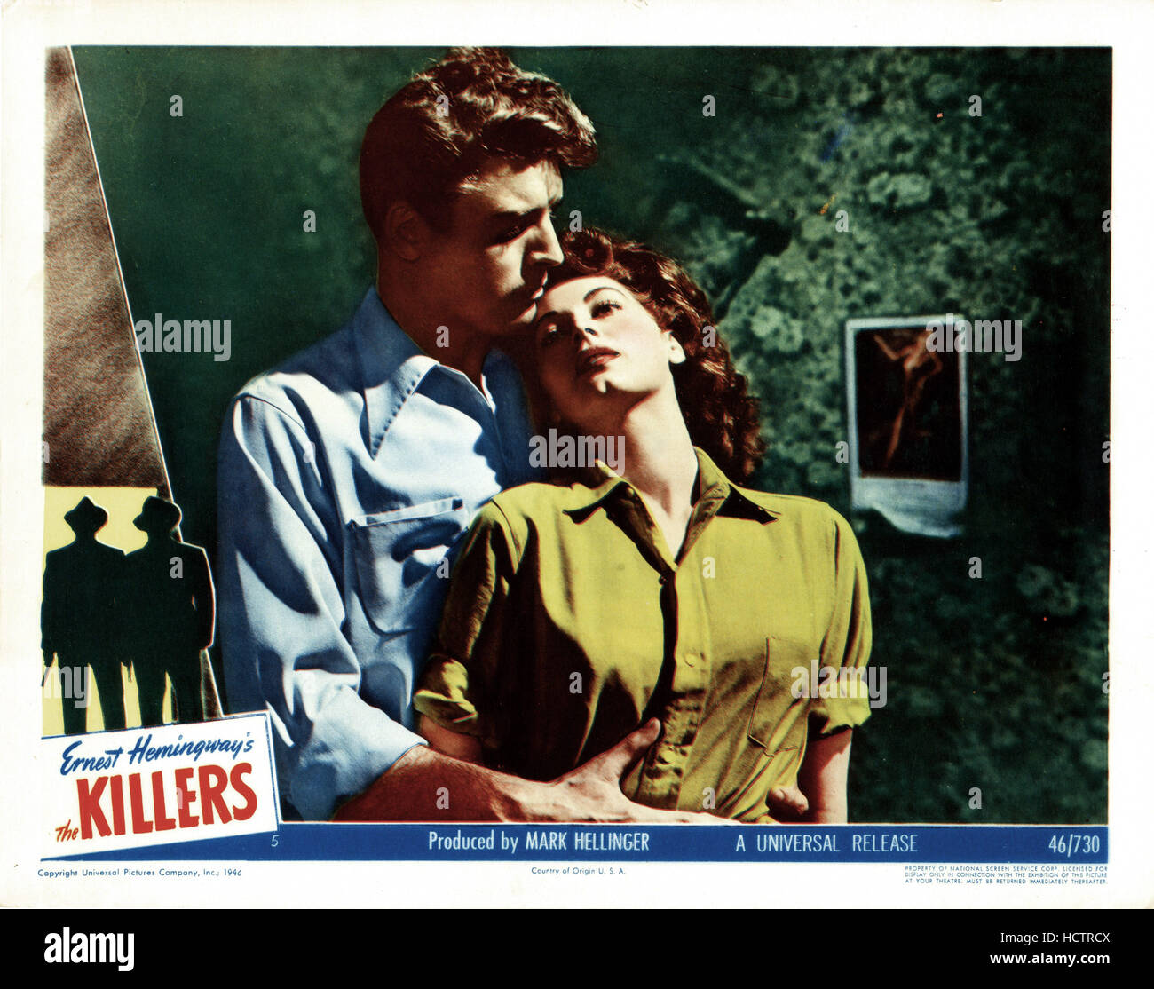 THE KILLERS, from left, Burt Lancaster, Ava Gardner, 1946 Stock Photo ...