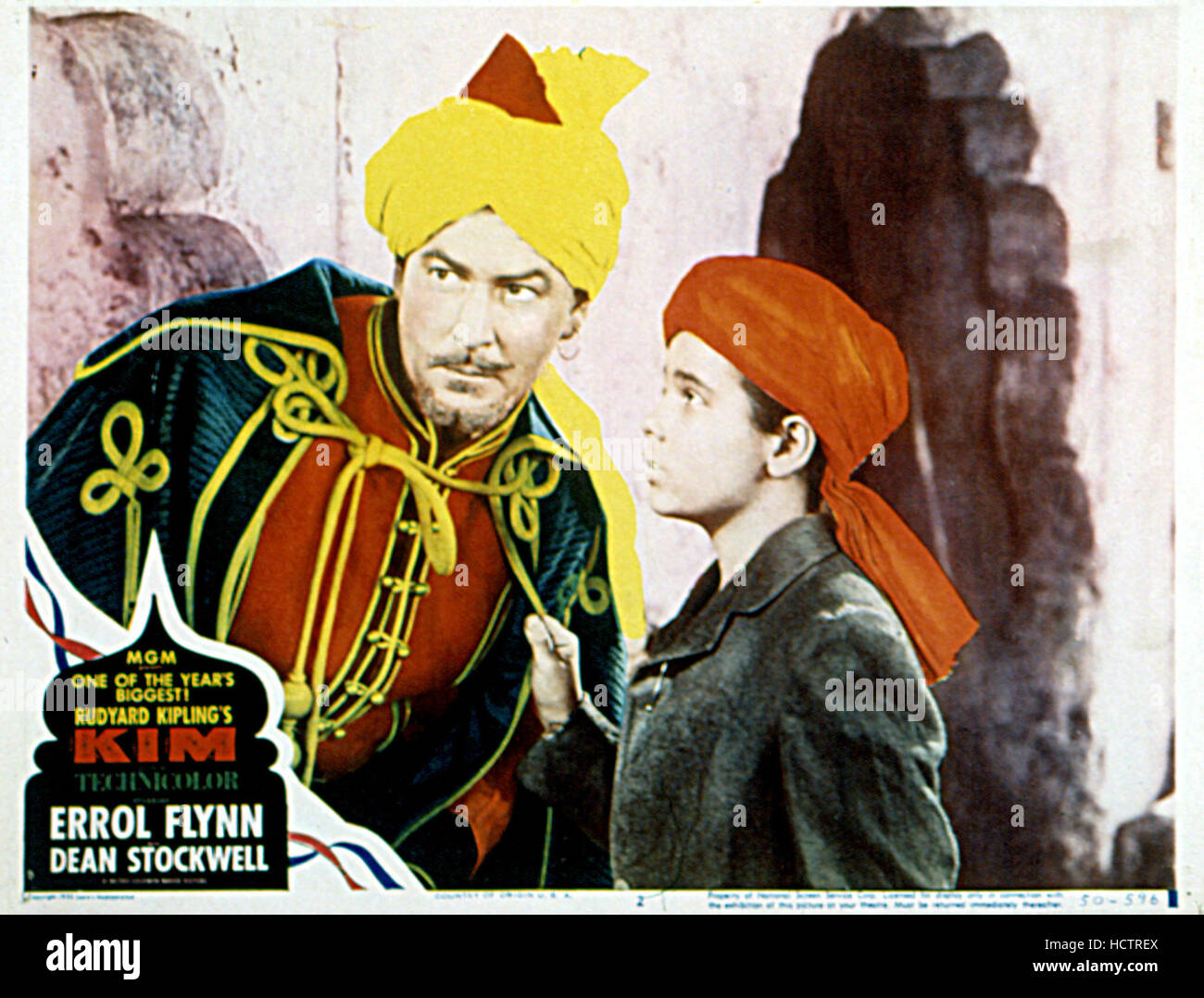 KIM, Errol Flynn, Dean Stockwell, 1950 Stock Photo - Alamy