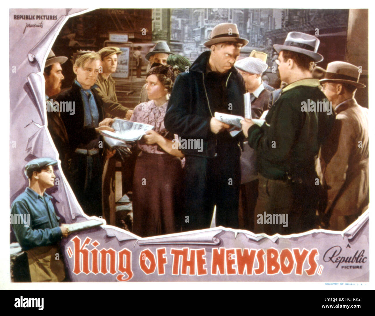 KING OF THE NEWSBOYS, William Benedict, Alice White, Jack Pennick, 1938 ...