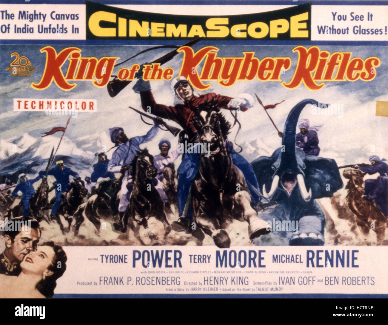 KING OF THE KHYBER RIFLES, Tyrone Power, Terry Moore, Michael Rennie ...