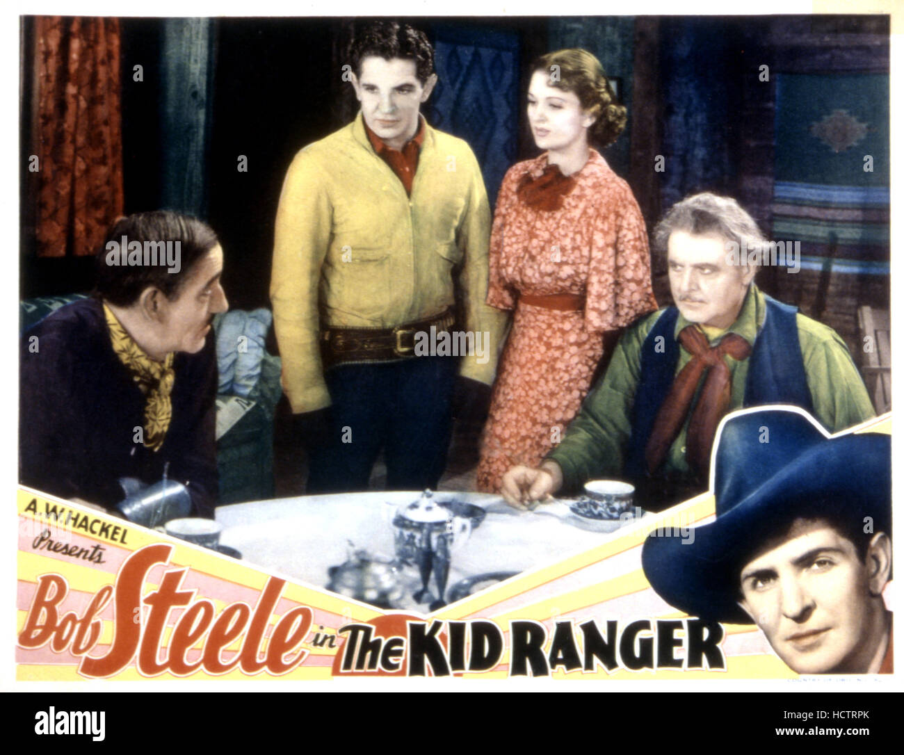 THE KID RANGER, William Farnum, Bob Steele, Joan Barclay, Earl Dwire ...