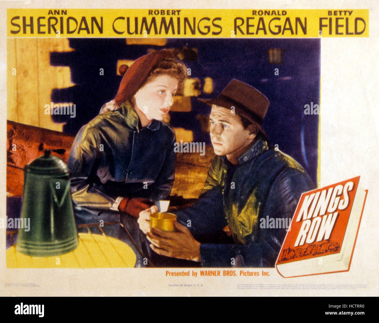 KINGS ROW, Ann Sheridan, Ronald Reagan, 1942 Stock Photo - Alamy
