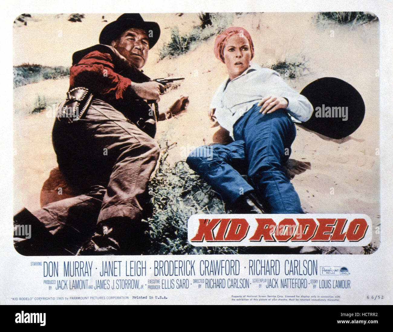 KID RODELO, from left: Broderick Crawford, Janet Leigh, 1966 Stock ...