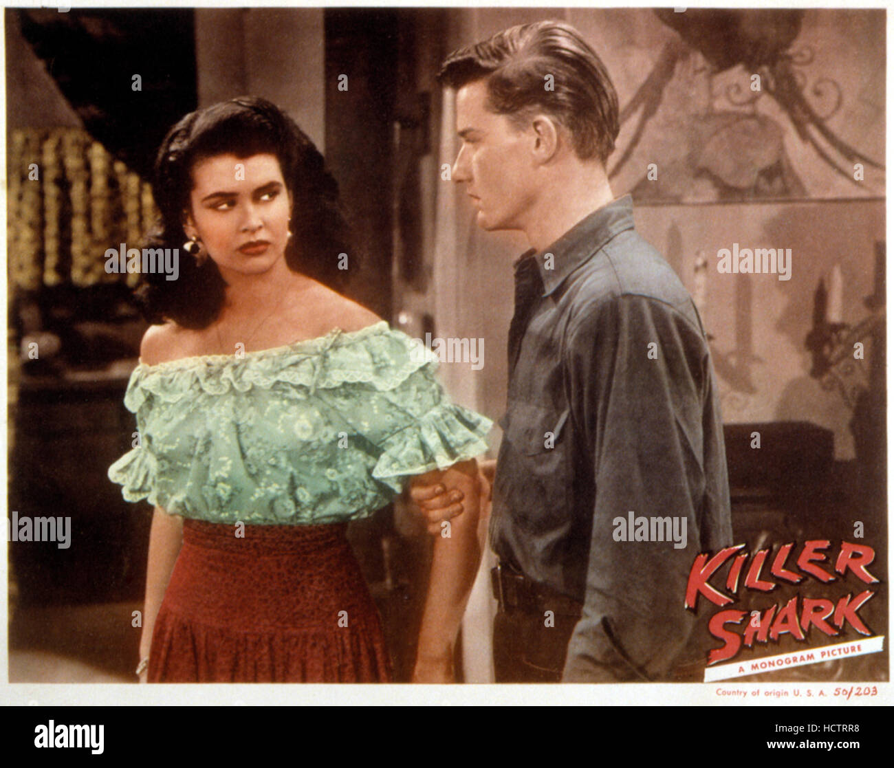 KILLER SHARK, Laurette Luez, Roddy McDowall, 1950 Stock Photo - Alamy