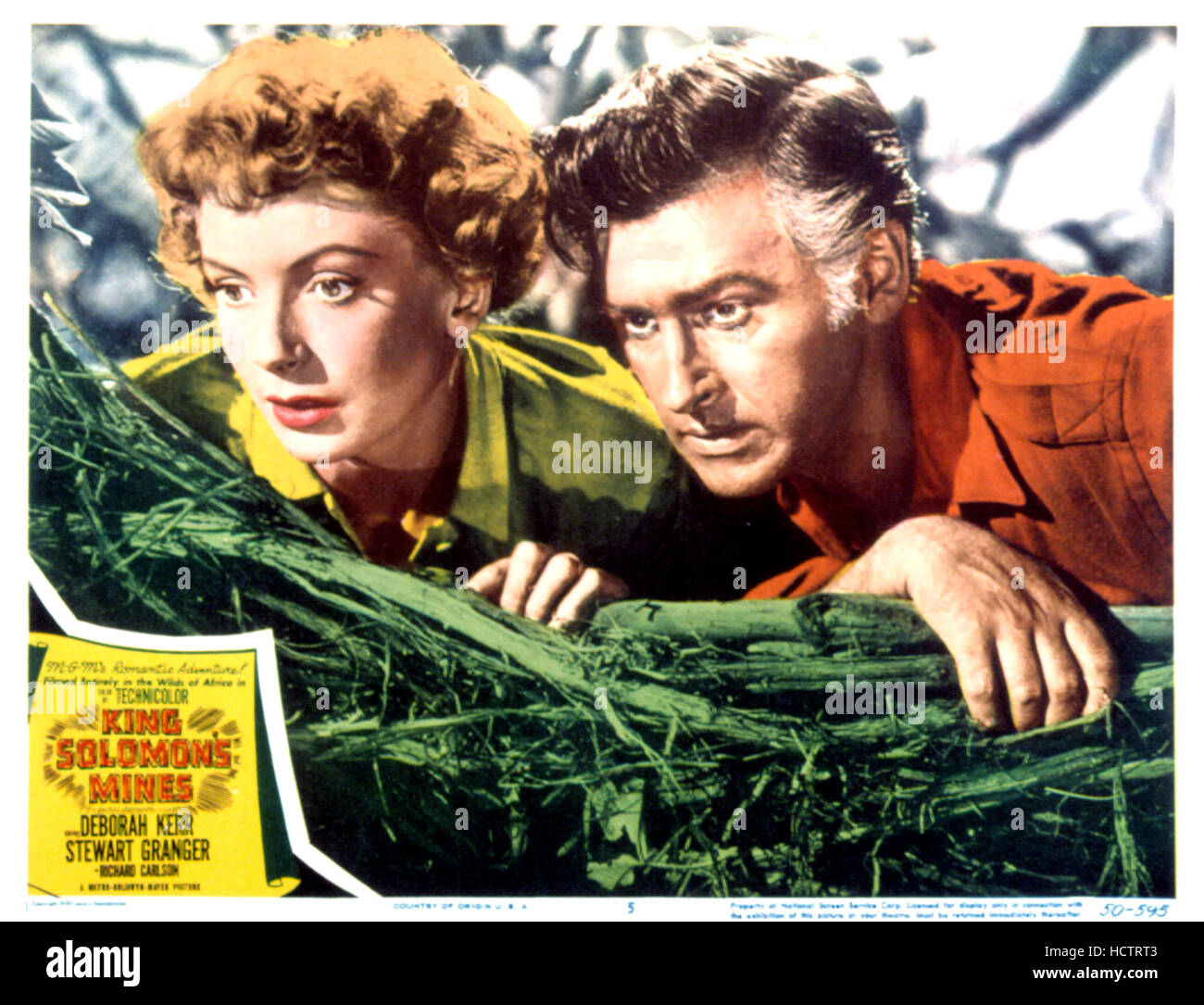 KING SOLOMON'S MINES, Deborah Kerr, Stewart Granger, 1950, lobbycard ...