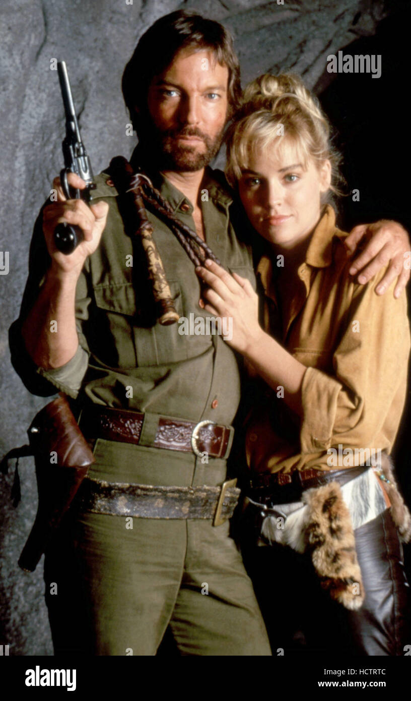 KING SOLOMON'S MINES, Richard Chamberlain, Sharon Stone, 1985, (c ...