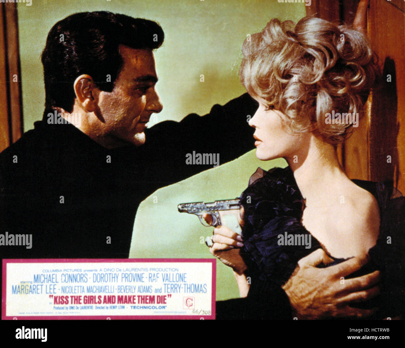 KISS THE GIRLS AND MAKE THEM DIE, Mike Connors & Dorothy Provine, 1967 ...