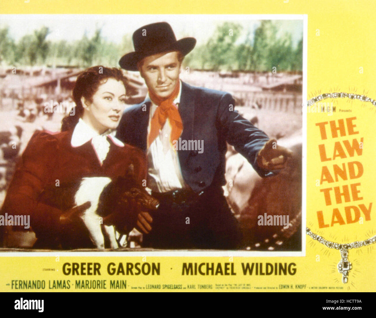 THE LAW AND THE LADY, Greer Garson, Fernando Lamas, 1951 Stock Photo ...
