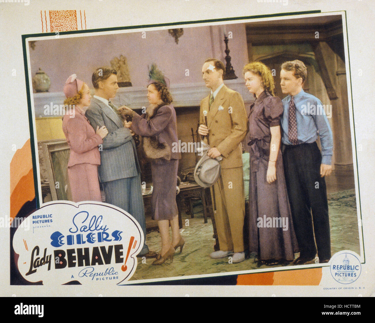 LADY BEHAVE! Sally Eilers, Neil Hamilton, 1937 Joseph Schildkraut Stock ...
