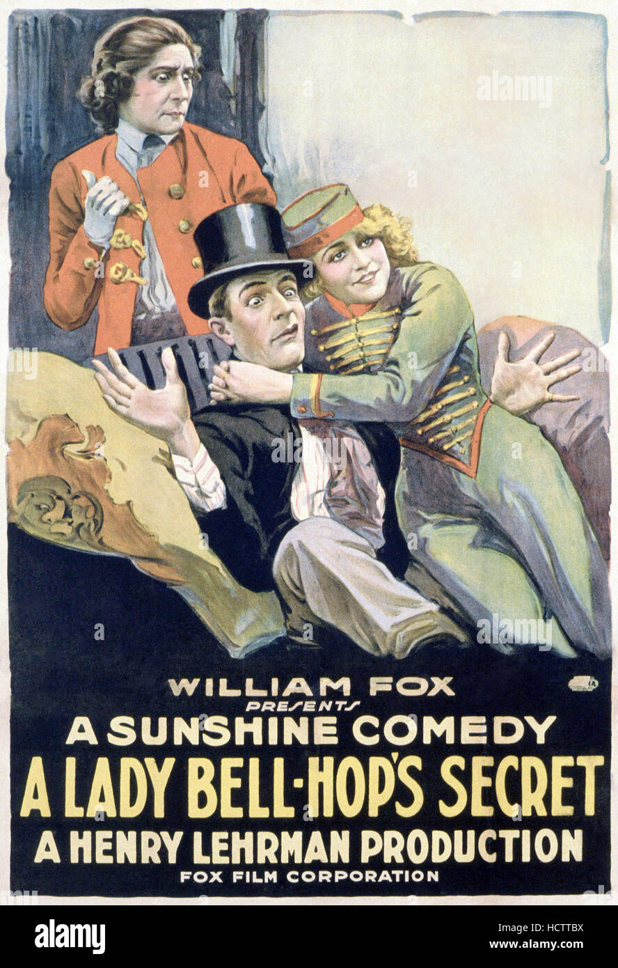 A LADY BELL HOP'S SECRET, front from left: Hugh Fay, Betty Carpenter ...