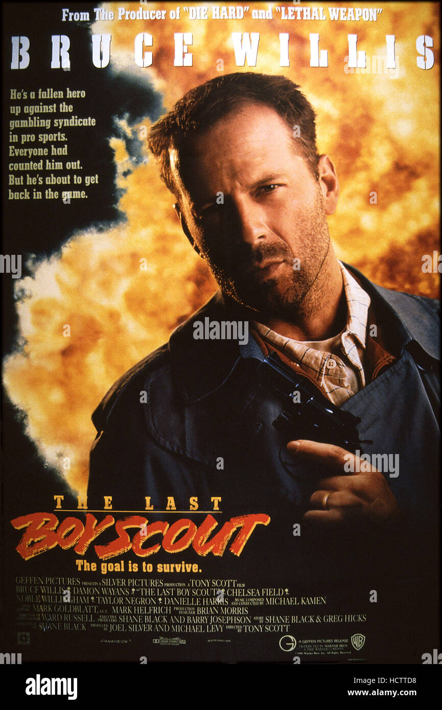 THE LAST BOY SCOUT, U.S. poster, Bruce Willis, 1991. ©Warner Brothers ...