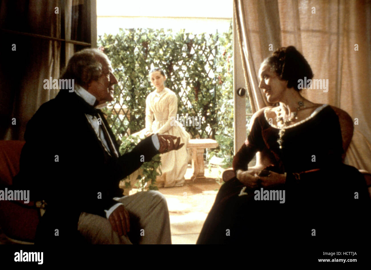 LITTLE DORRIT, Alec Guinness (l.), Sarah Pickering (center), 1988, (c ...