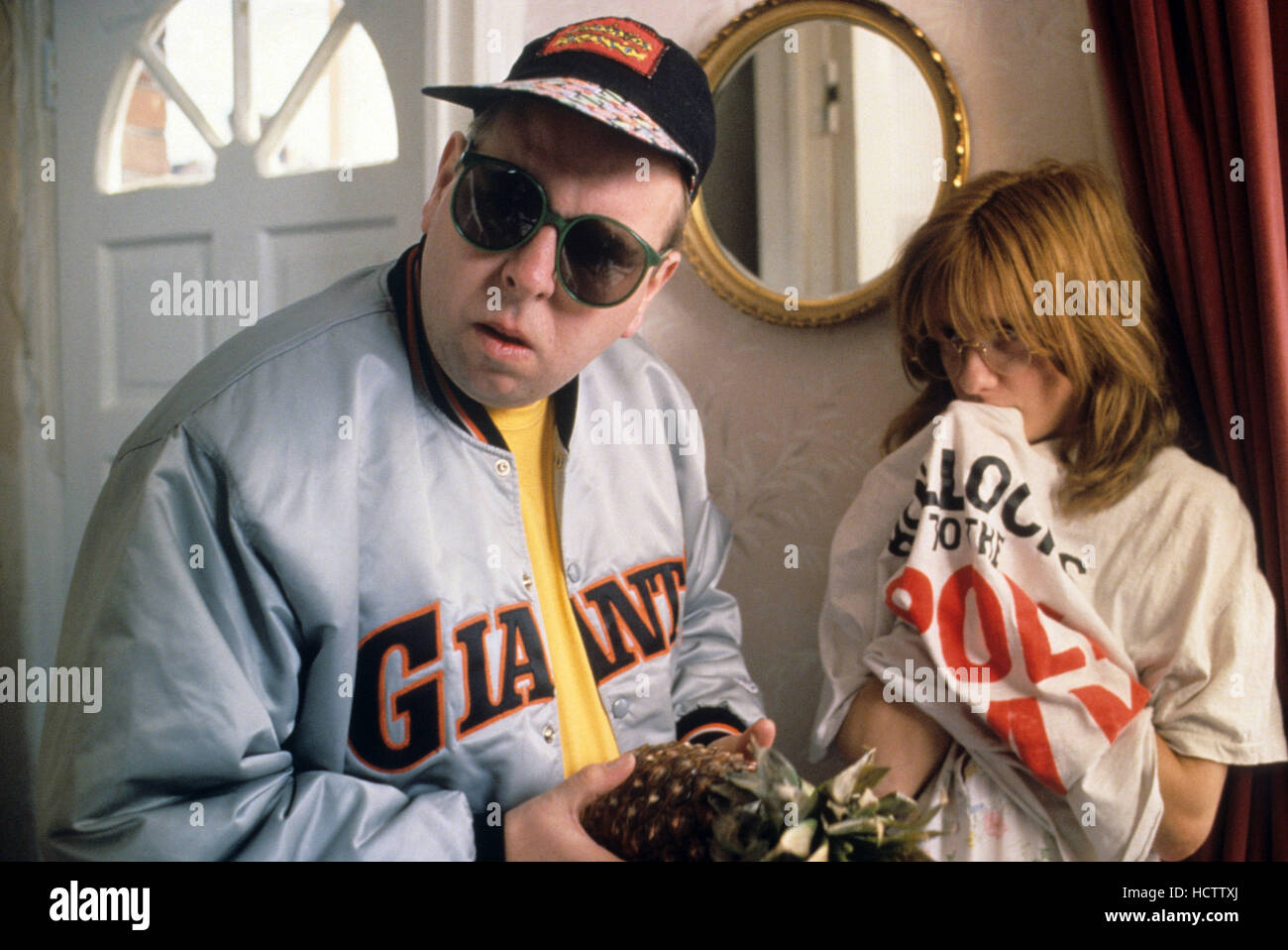 LIFE IS SWEET, from left: Timothy Spall, Jane Horrocks, 1990. ©October ...