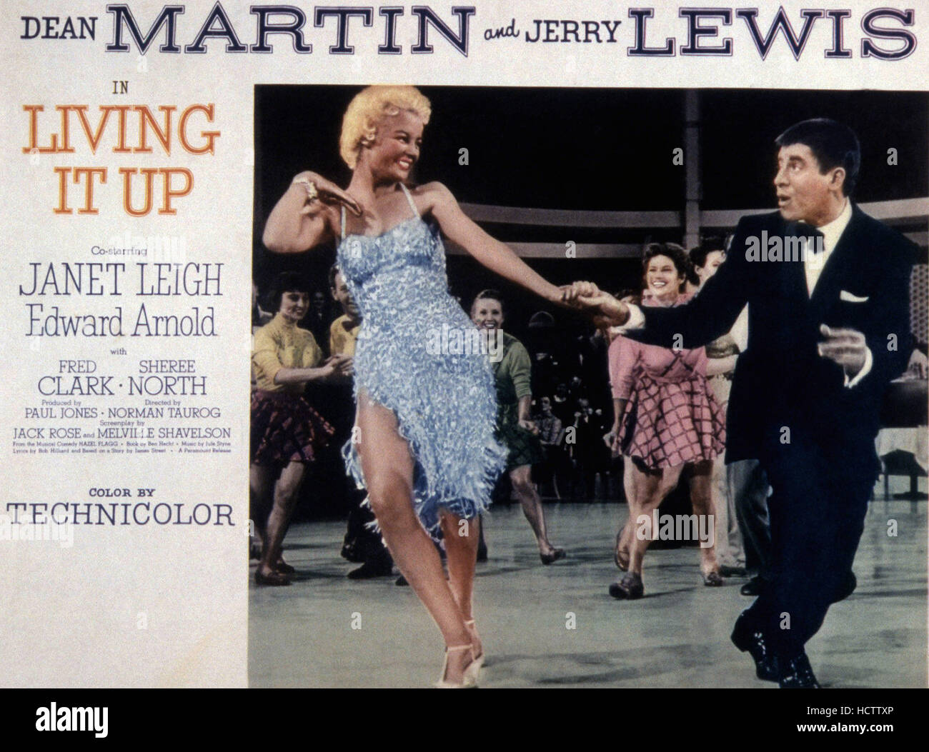LIVING IT UP, Sheree North, Jerry Lewis, 1954 Stock Photo - Alamy